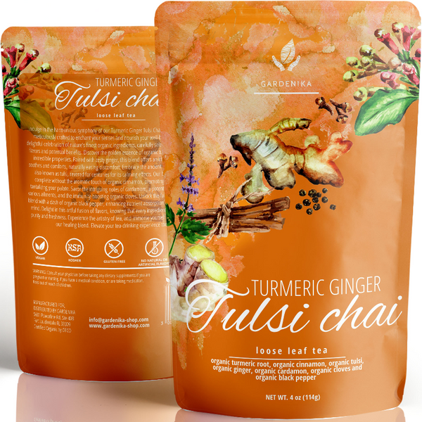 Turmeric Ginger Chai Tea | Anti-Inflammatory Tea - Organic – Gardenika Shop